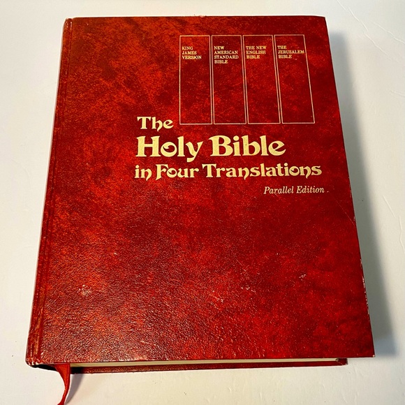 Other | 1972 Big Size The Holy Bible In Four Translations Parallel ...